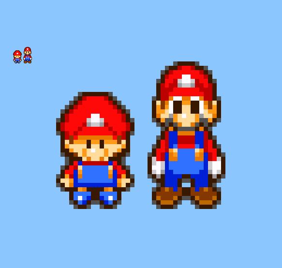 Mario & Luigi RPG 2x2 sprites - ibisPaint