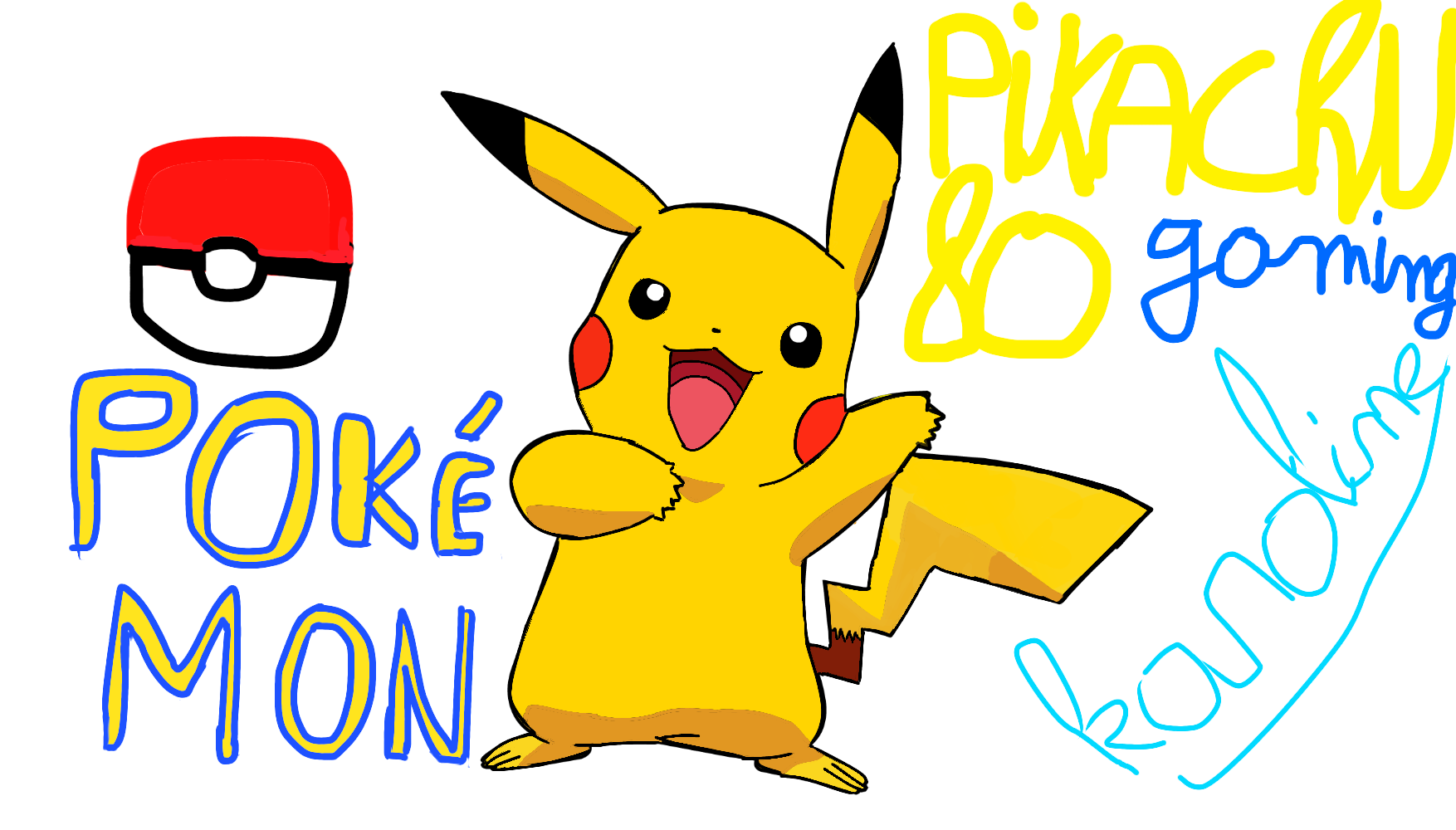 pikachu version 2 - ibisPaint