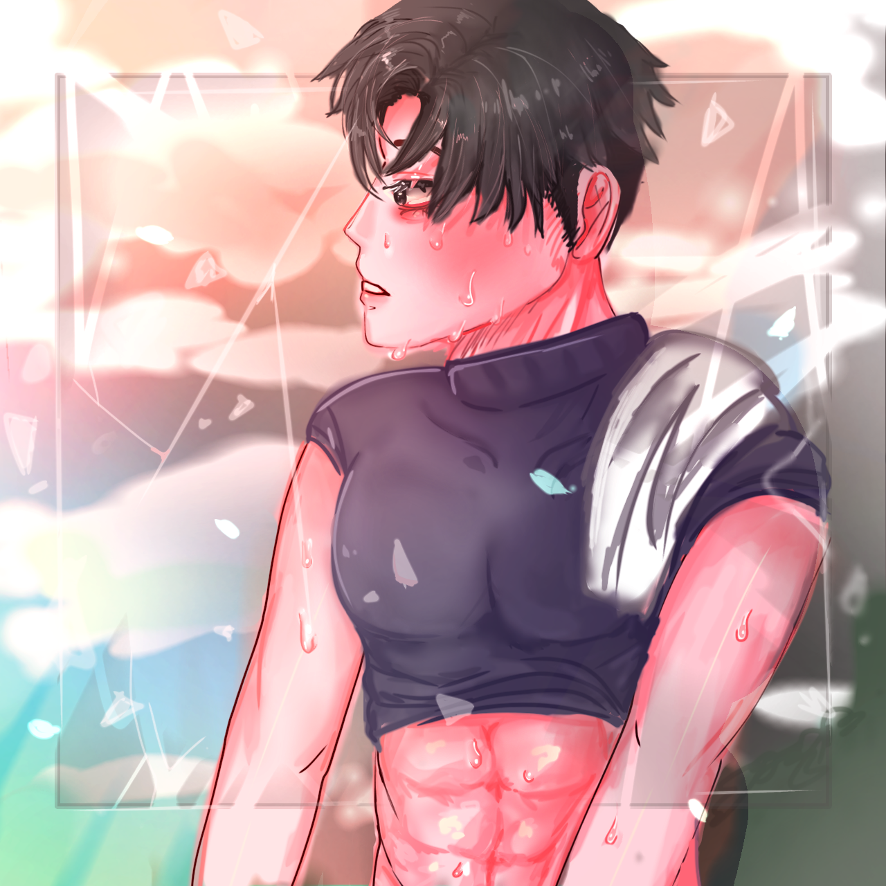 invisible wall 💦 - ibisPaint