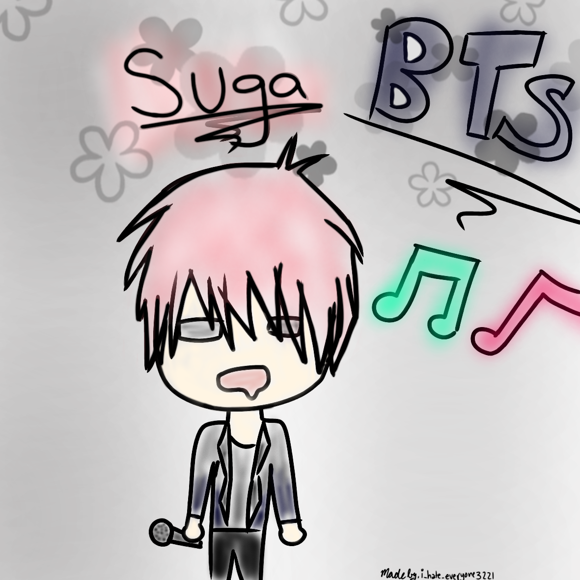 Suga from BTS - ibisPaint