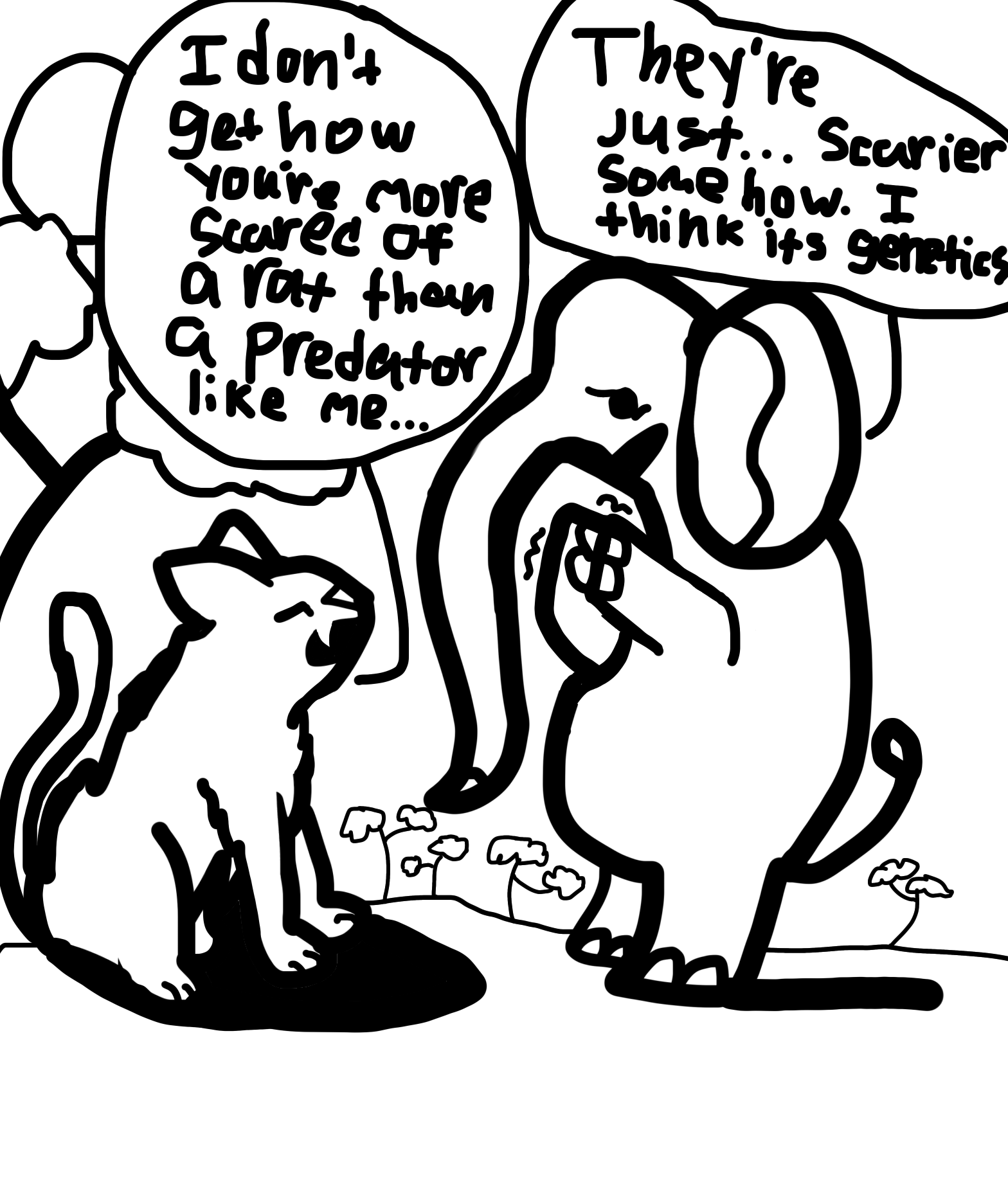 Panel 2 of To Defeat a Rodent - ibisPaint