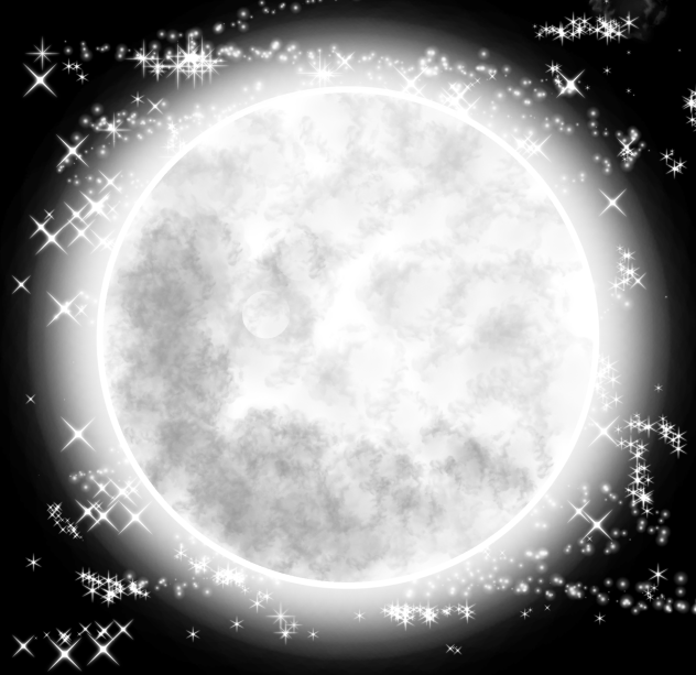 luna estrellada - ibisPaint