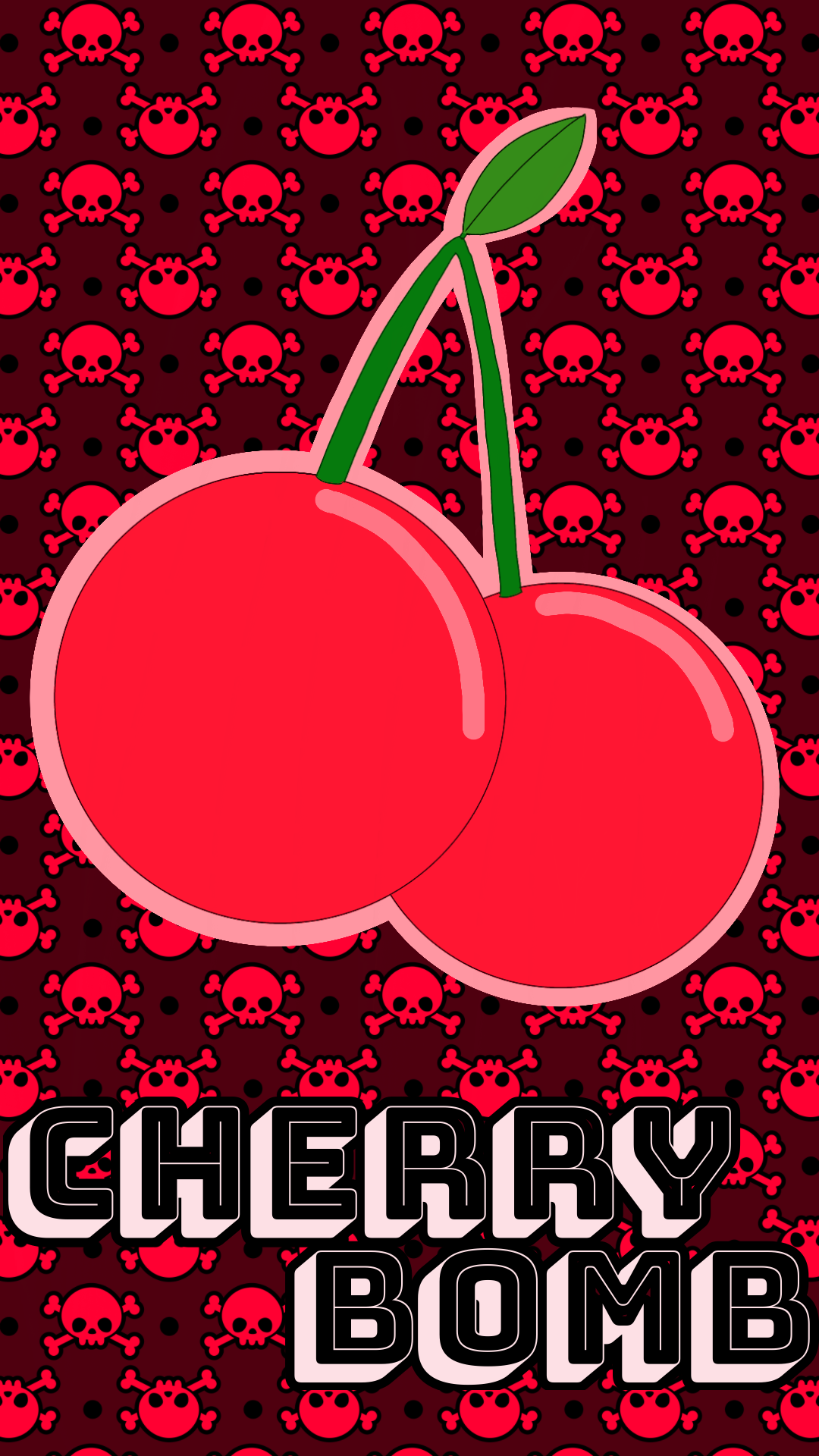 Cherry Bomb wallpaper - ibisPaint