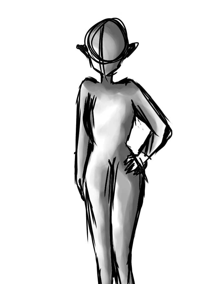 Body drawing practice - ibisPaint