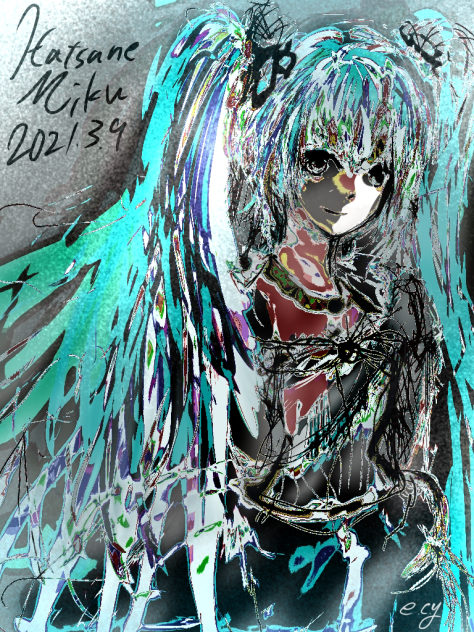 ミクちゃん2021 - ibisPaint