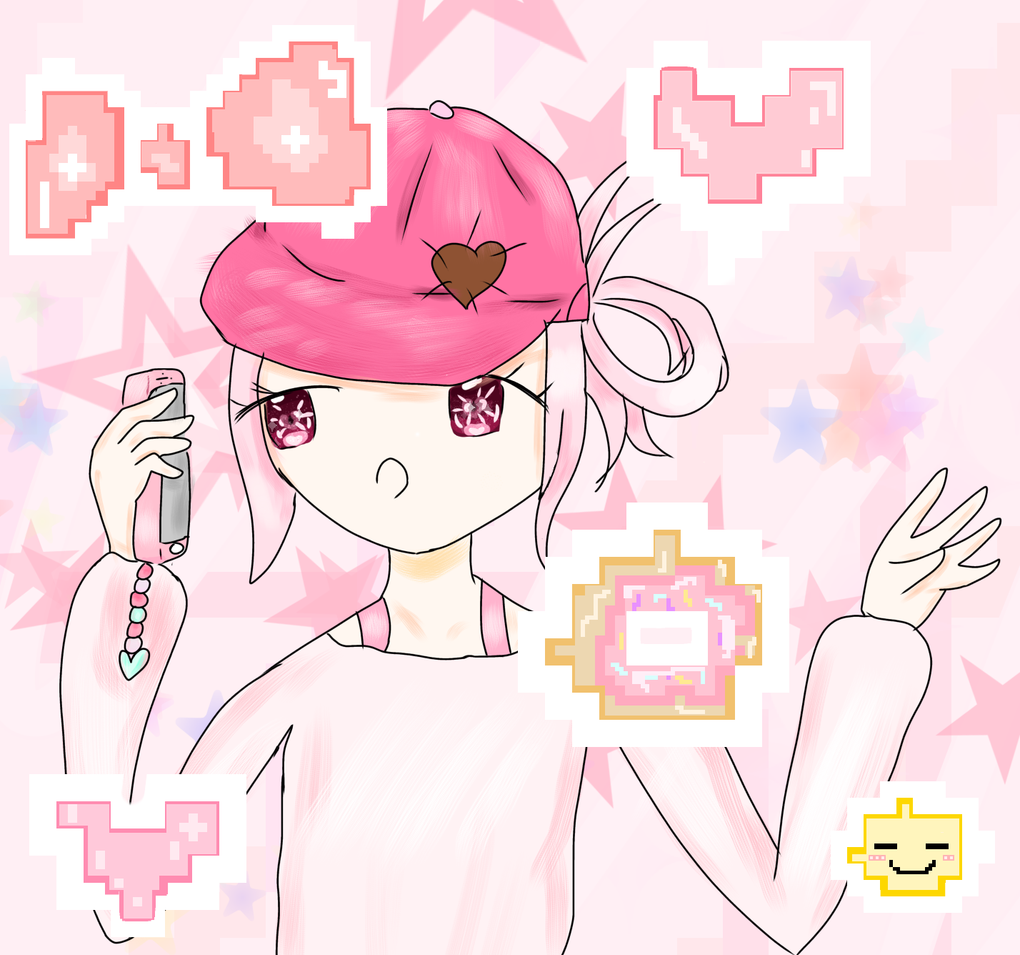 “Smiley & hearties” ♡ - ibisPaint