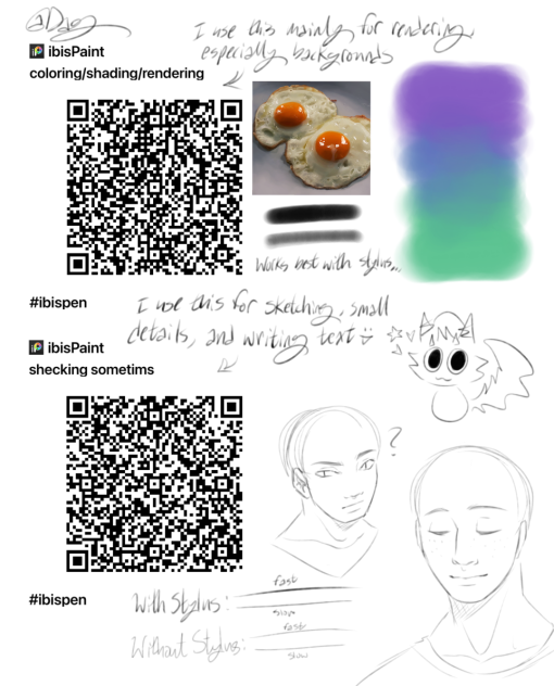 my fav two brushes - ibisPaint