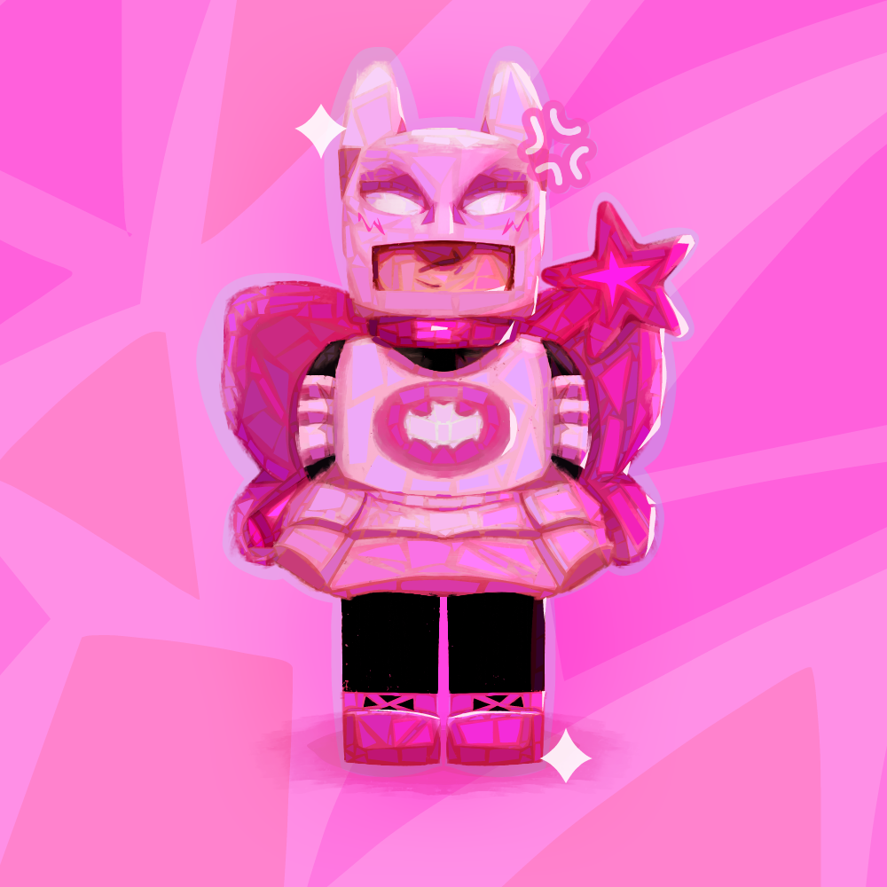 Pink Batman (comm) - ibisPaint