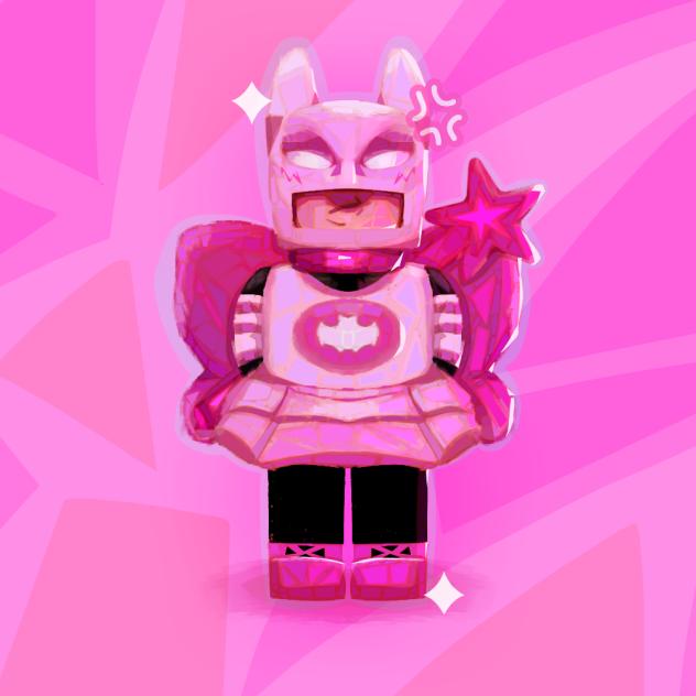 Pink Batman (comm) - ibisPaint