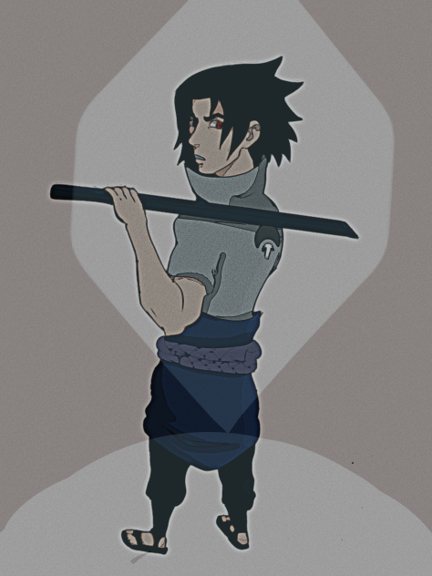 sasuke uchiha - ibisPaint