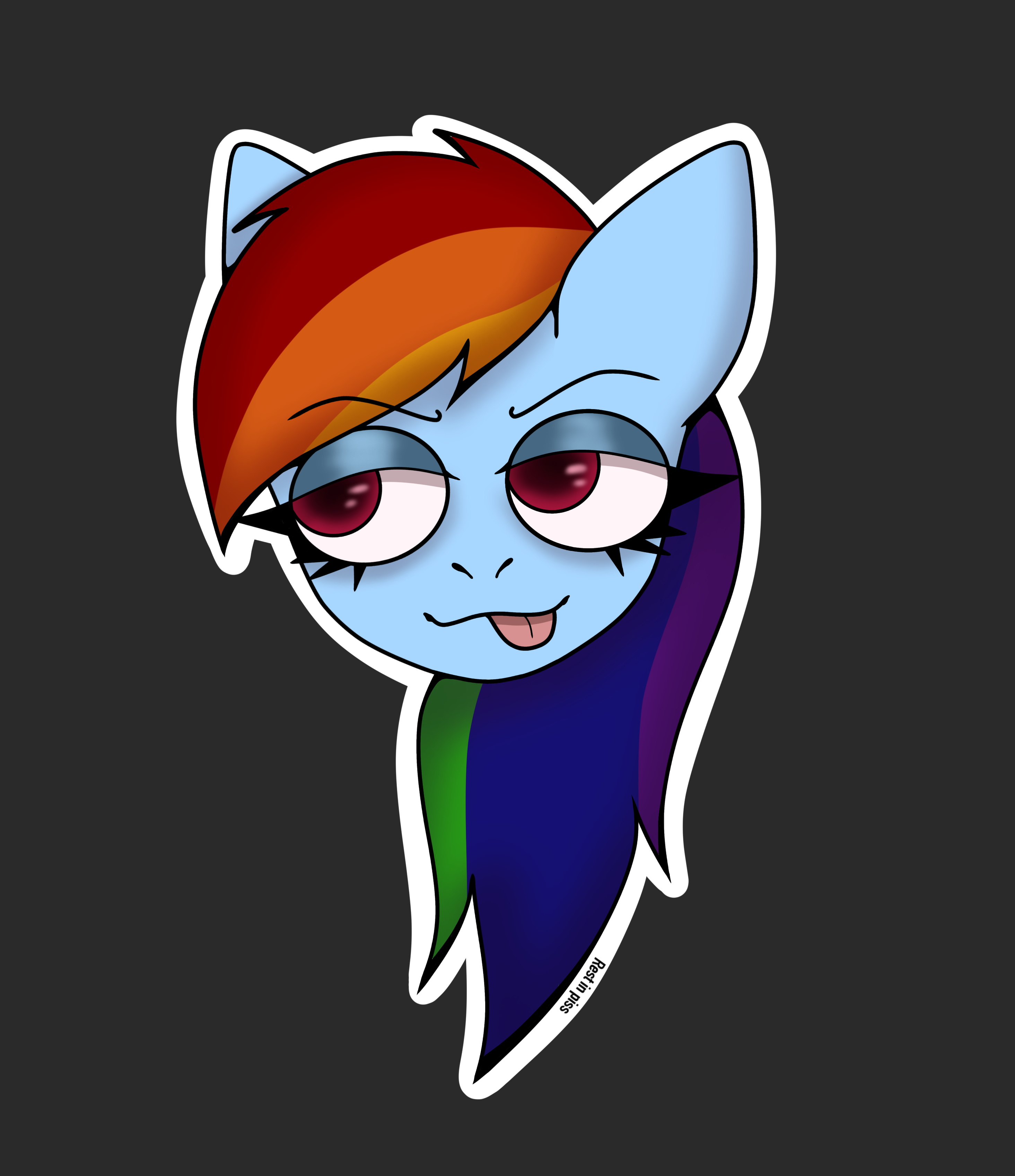 Rainbow Dash sticker - ibisPaint