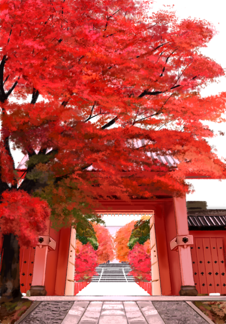 autumn gateway - ibisPaint