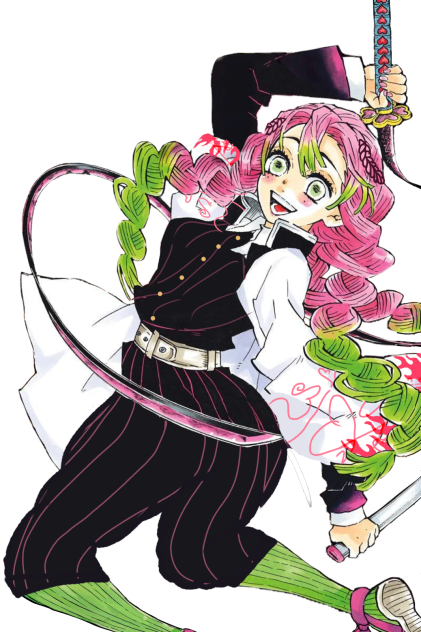 Mitsuris new outfit manga - ibisPaint