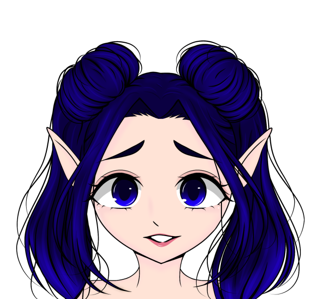 timid shy girl - ibisPaint