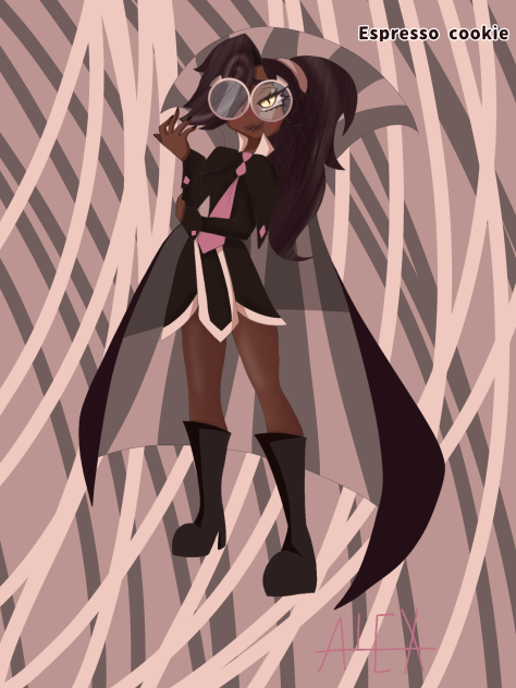 female espresso cookie - ibisPaint