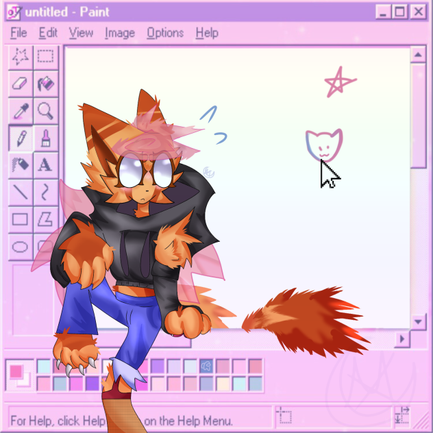 Stuck in ms paint - ibisPaint