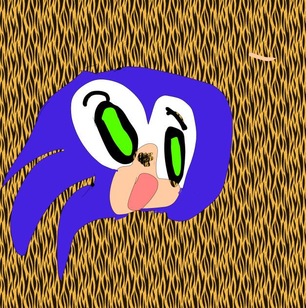 Angry sonic (by Jimmy) - ibisPaint