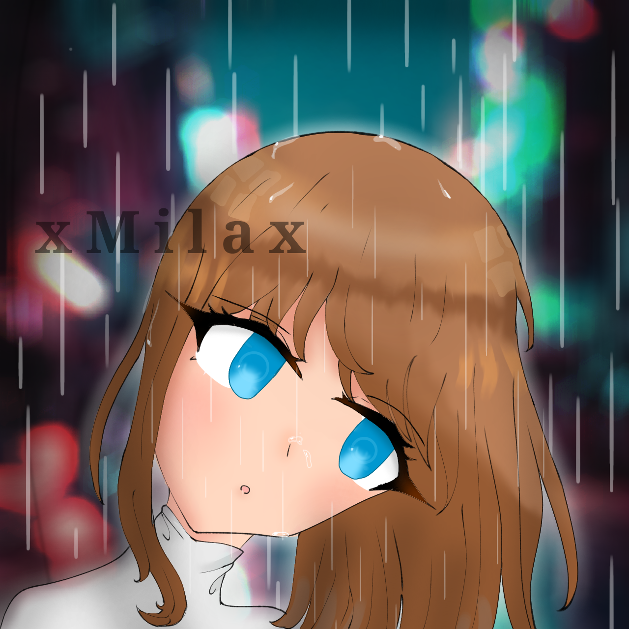 •Raining in the new york night• - ibisPaint