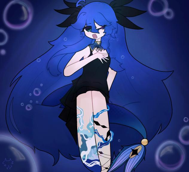 Deep Sea Girl ;; Kairi Serene - ibisPaint
