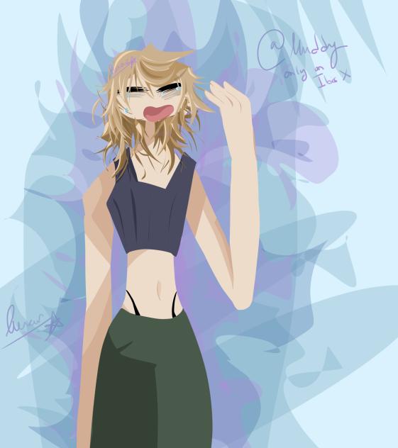 Tired little man - ibisPaint