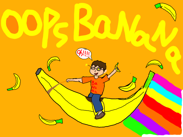 OOPS BANANA nè các bạn 😉😉😉😉 - ibisPaint