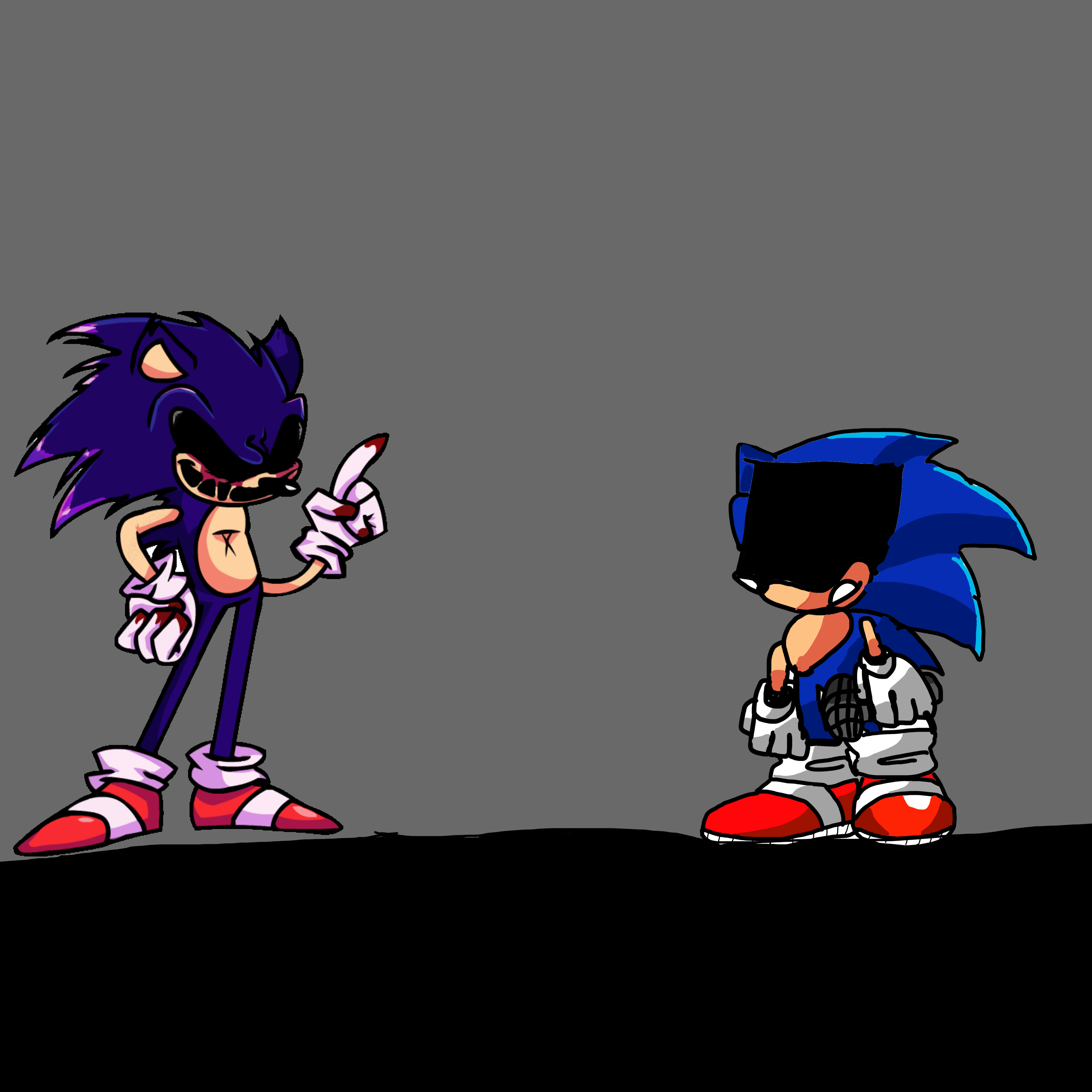 Sonic vs sonic exe YCR - ibisPaint