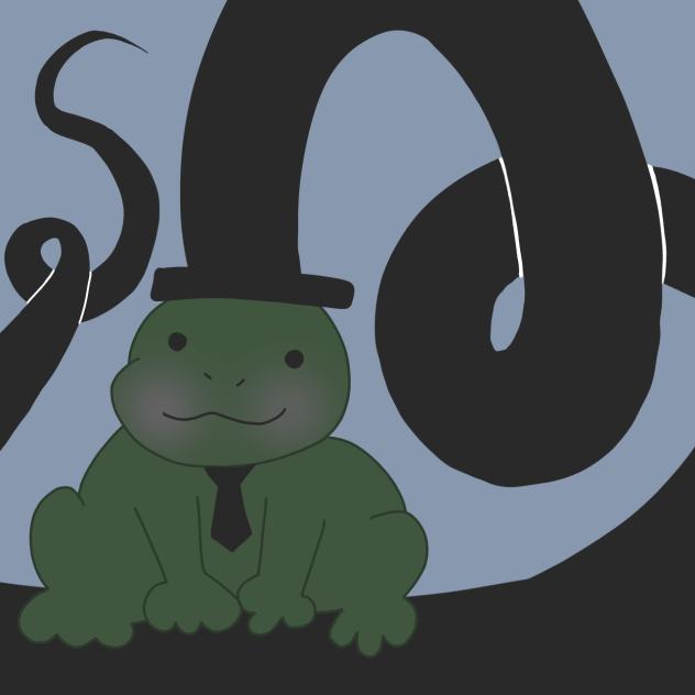 Hat frog - ibisPaint