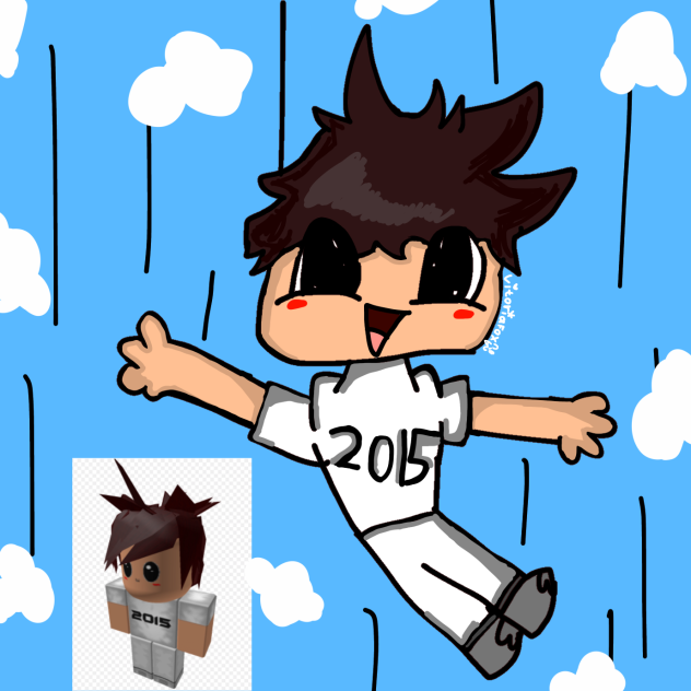 Timmeh falling from sky on diss track - ibisPaint