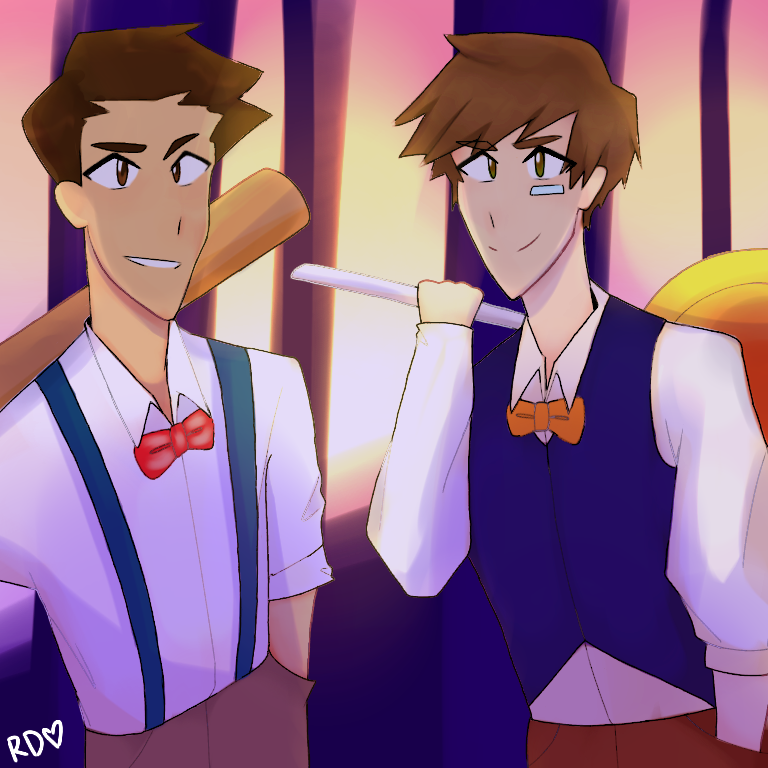 Flynn and Lukaz - Candy Apocalypse AU - ibisPaint