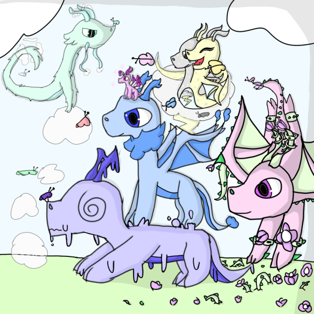 Dragons - ibisPaint