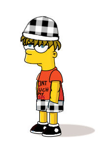bart simpson glow up - ibisPaint