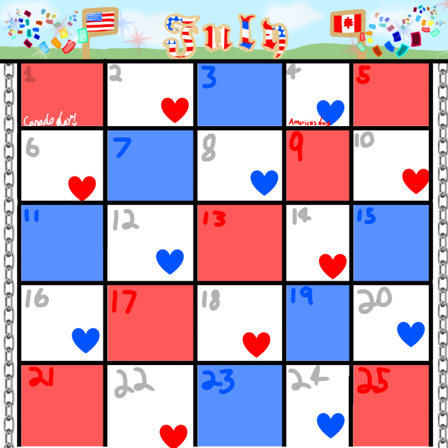 𝕵𝖚𝖑𝖞 Calendar - ibisPaint