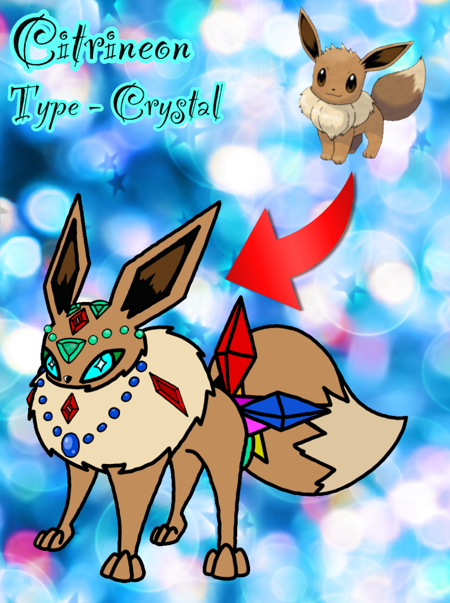 Fakemon Citrineon (Book 19 - No. 43) - ibisPaint