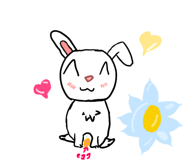 The Easter bunny - ibisPaint