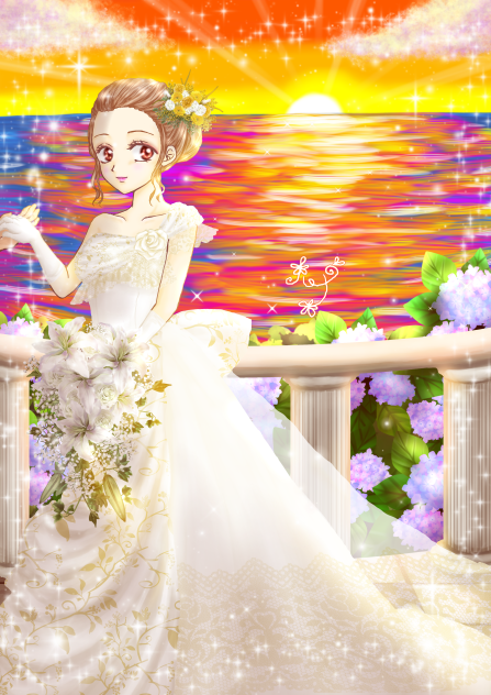 sunset wedding💍 - ibisPaint