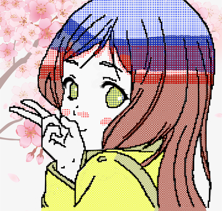 Flipnote studio style illustration - ibisPaint