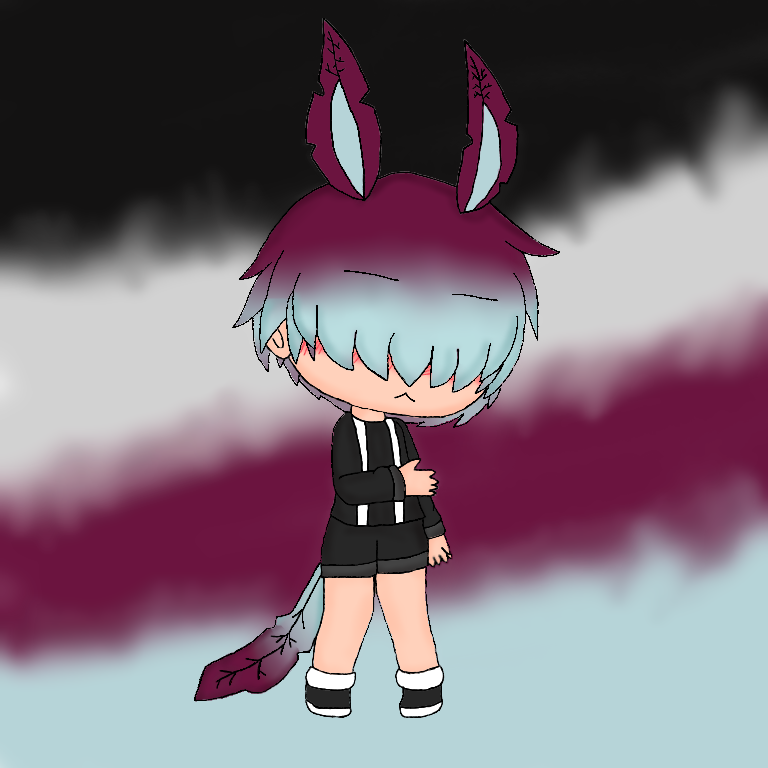 Raspberry blue, cute kawwi boy - ibisPaint