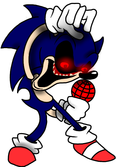sonic.exe right pose - ibisPaint