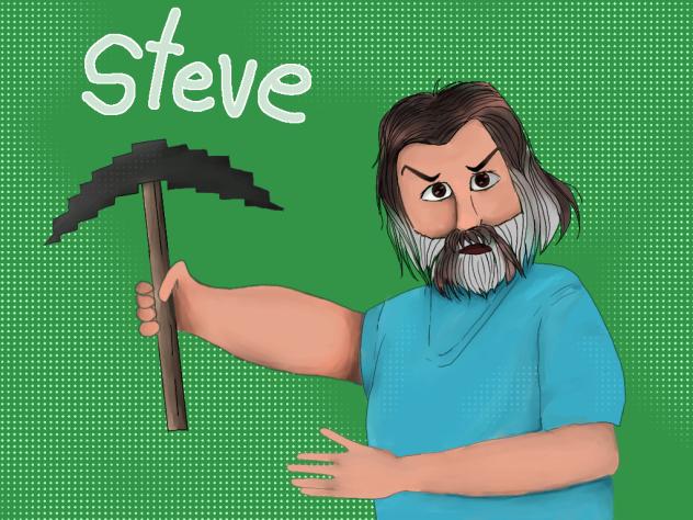 Steve realism movie By Mais - ibisPaint