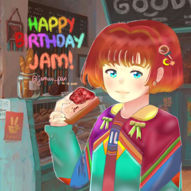 Happy birthday Jam! 01-13-2020 Art - ibisPaint