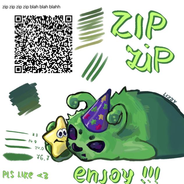 Zip zip zippp - ibisPaint