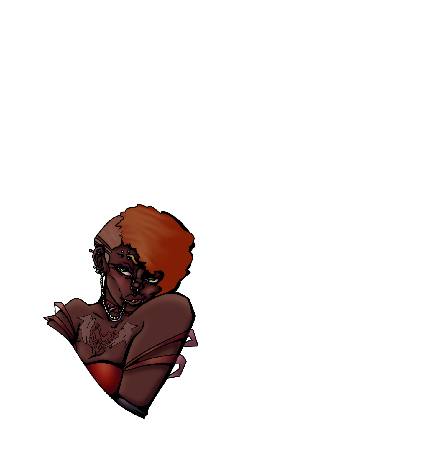 punk chick wip #2 - ibisPaint