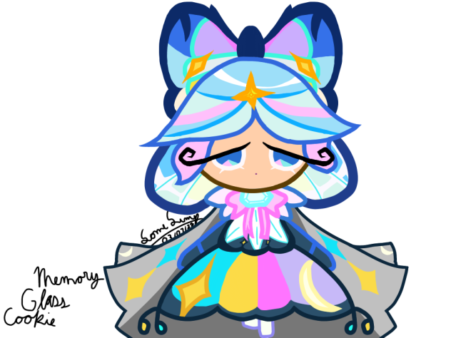 Memory Glass Cookie - ibisPaint