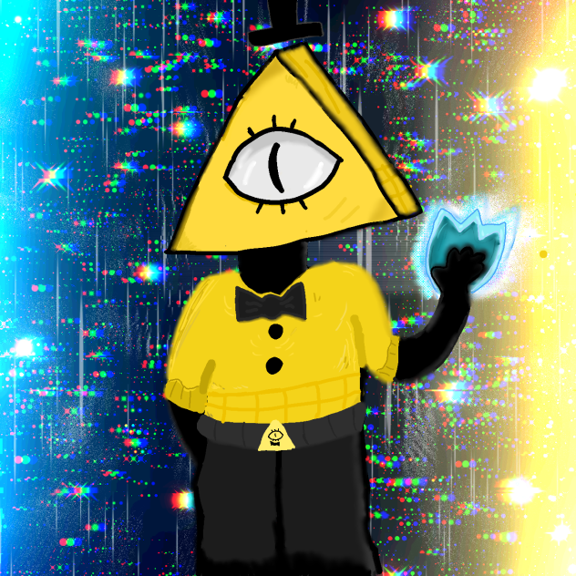Bill cipher as a human - ibisPaint