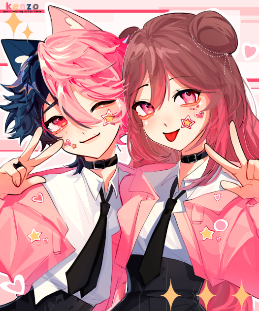 Me and my friend Ella - ibisPaint