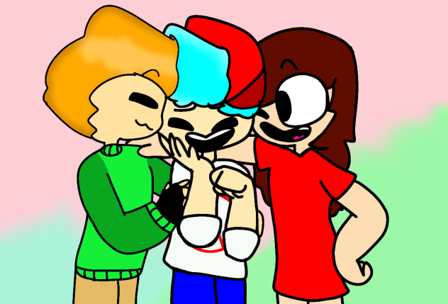 Wholesome drawing of the trio - ibisPaint