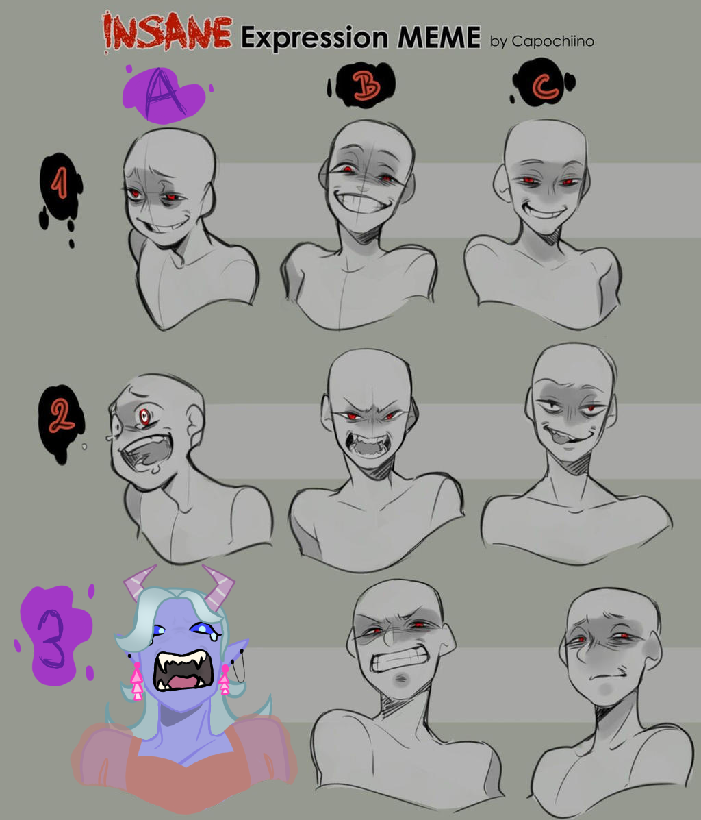INSANE Expression Collab Meme - ibisPaint