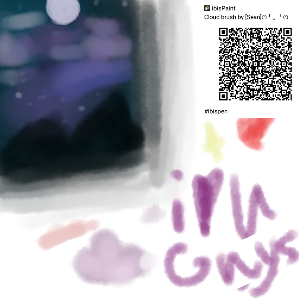 cloud brush - ibisPaint