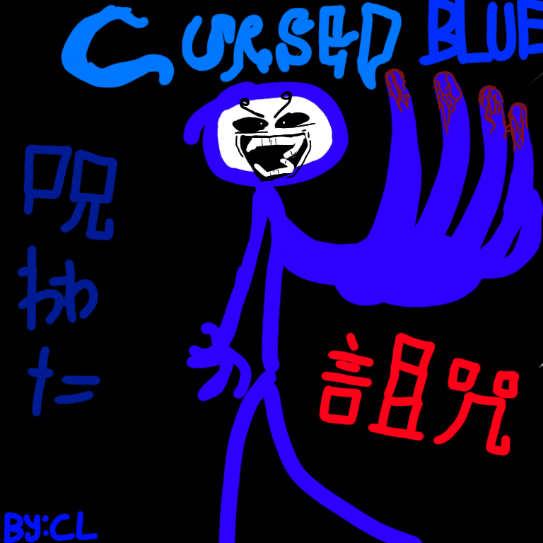 CURSED BLUE - ibisPaint