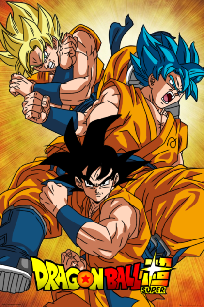making dragon ball super poster - ibisPaint